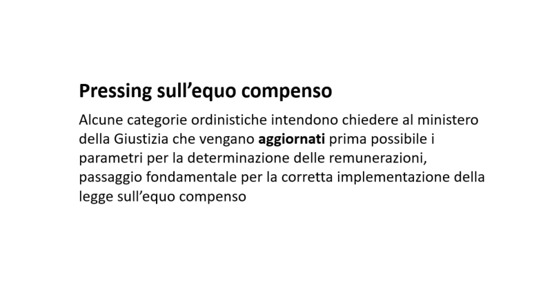 E-Valuations - Equo compenso con eque tariffe