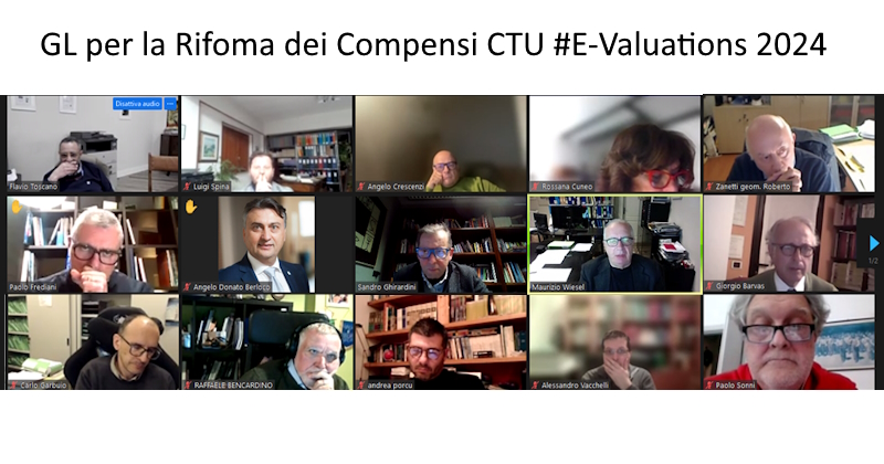 E-Valuations - Inizio Lavori per la Riforma dei Compensi dei CTU: Il ...